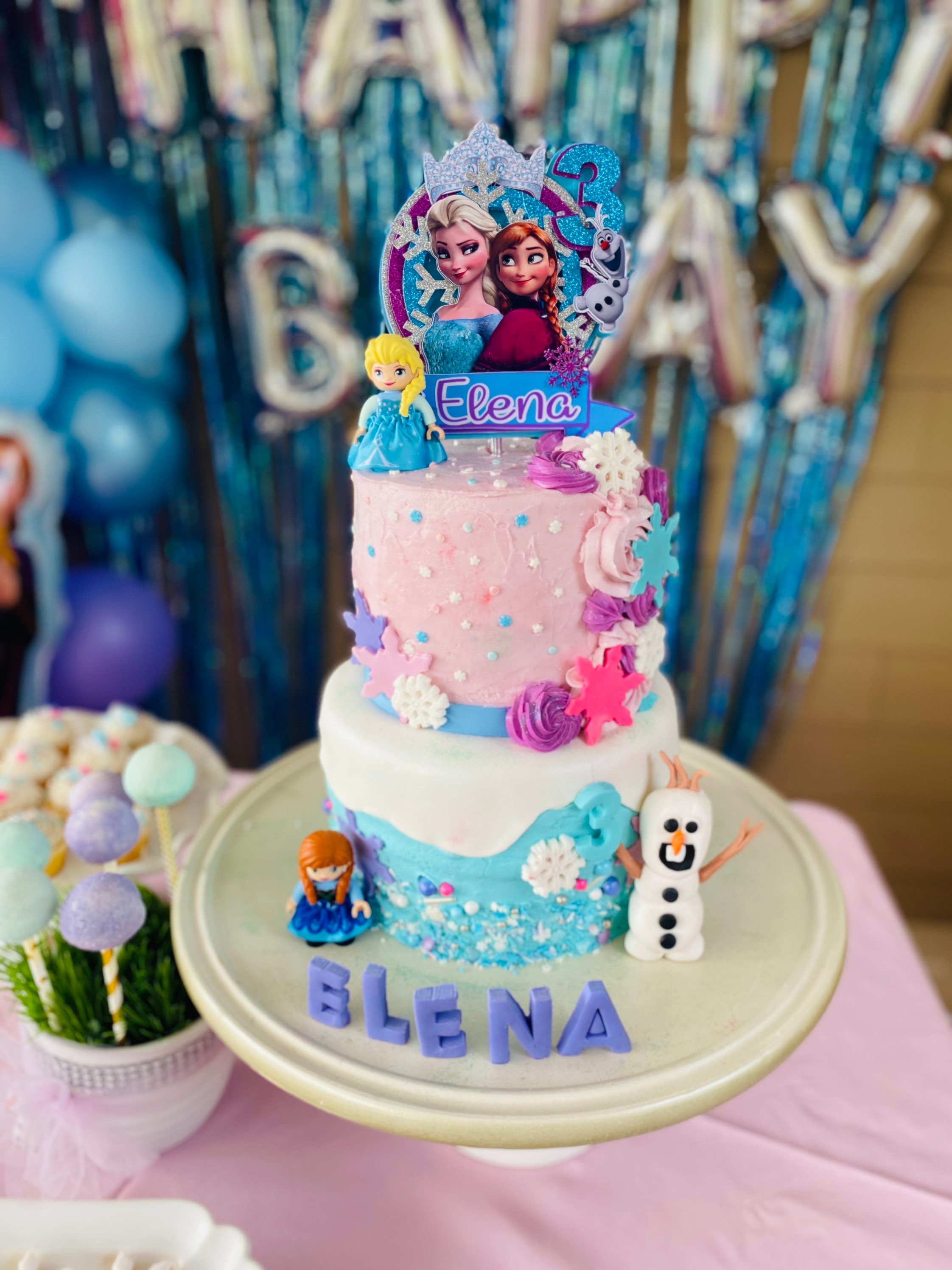 Frozen Cake Topper/ Elsa & Ana Cake Topper/ - Etsy