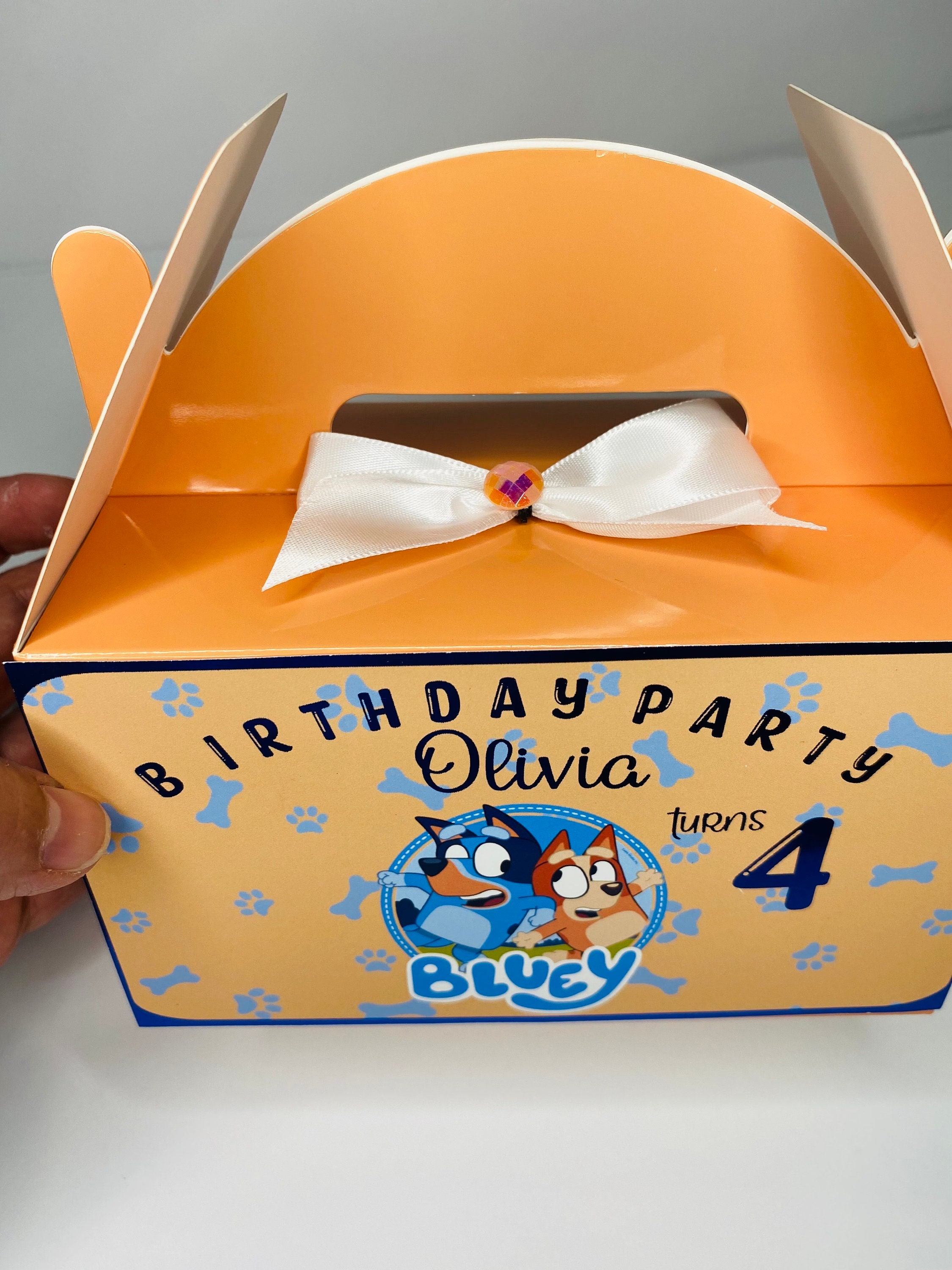 Bluey Party Favor Box Custom Party Box Bluey Gable Box Etsy Bluey Party Favor Box Custom Party Box Bluey Gable Box Etsy