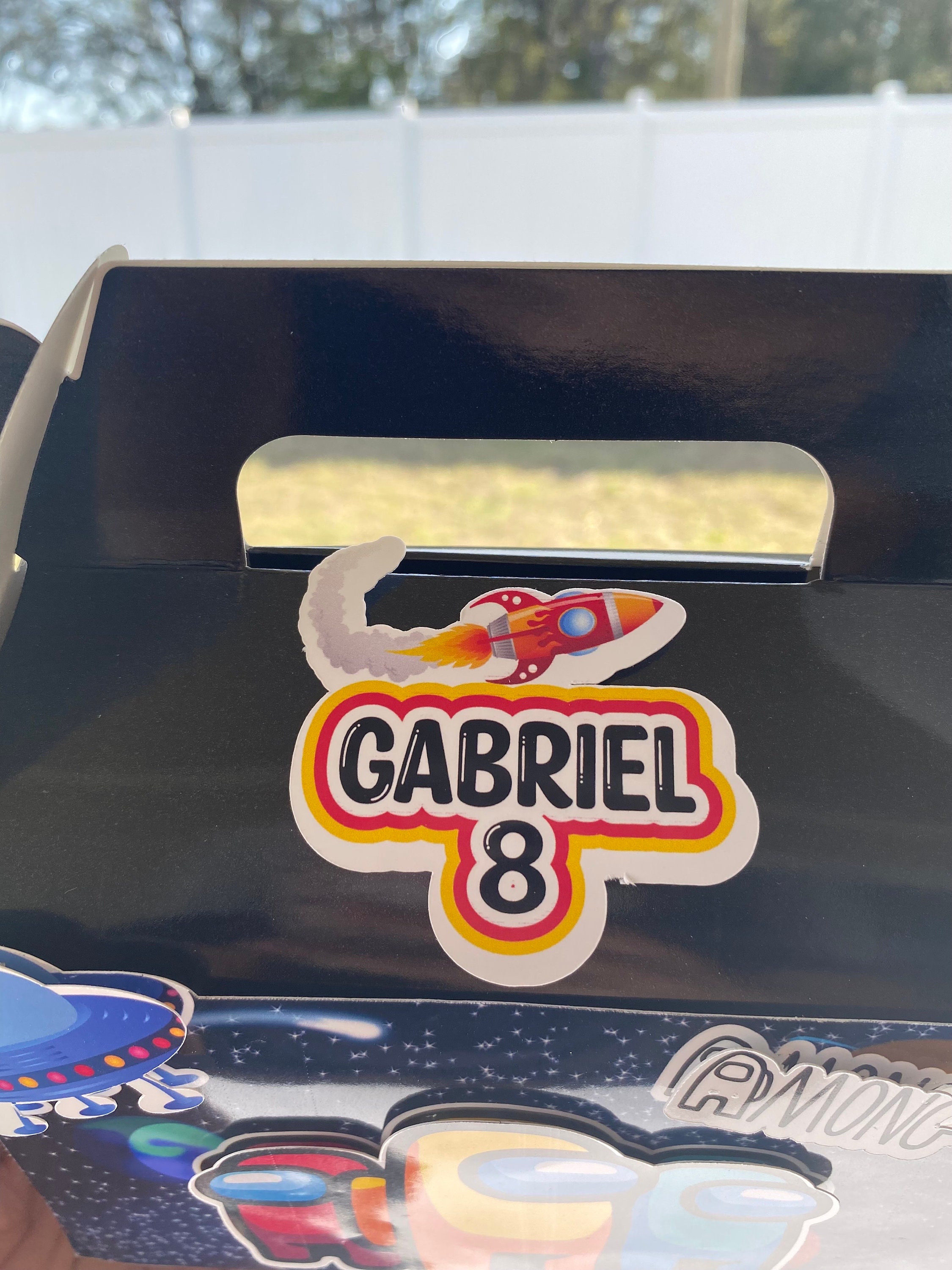 Among Us Treat Box /among Us Box/ Among Us Party Box /among Us - Etsy