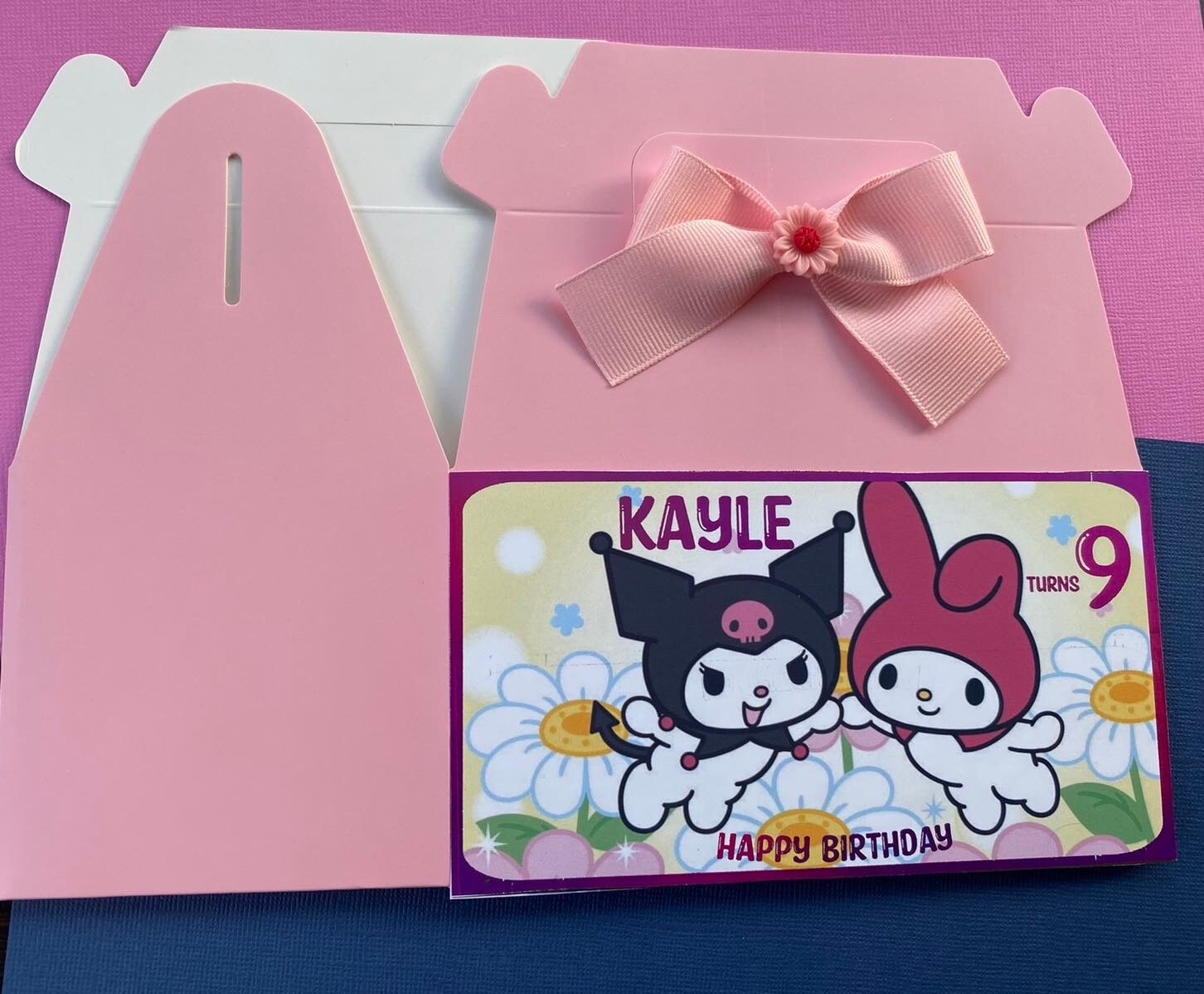 My Melody Y Kuromi Party Favor Box / Custom Party Box / My Melody Y ...