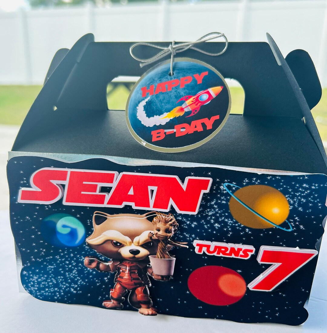 The Guardians of the Galaxy Boxes /the Guardian of the Galaxy Party Box ...