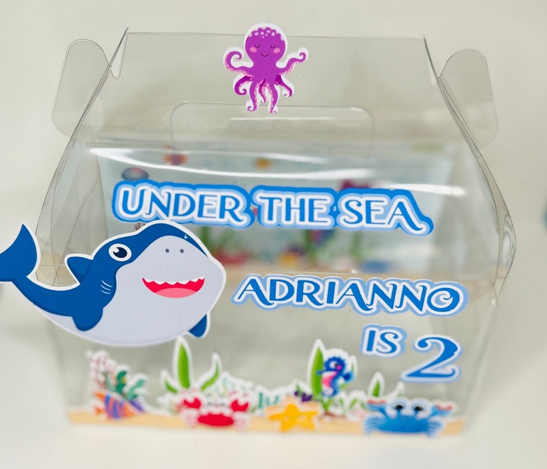 Under the Sea Party Box /sea Animals Box/ Under the Sea Party Box /sea ...