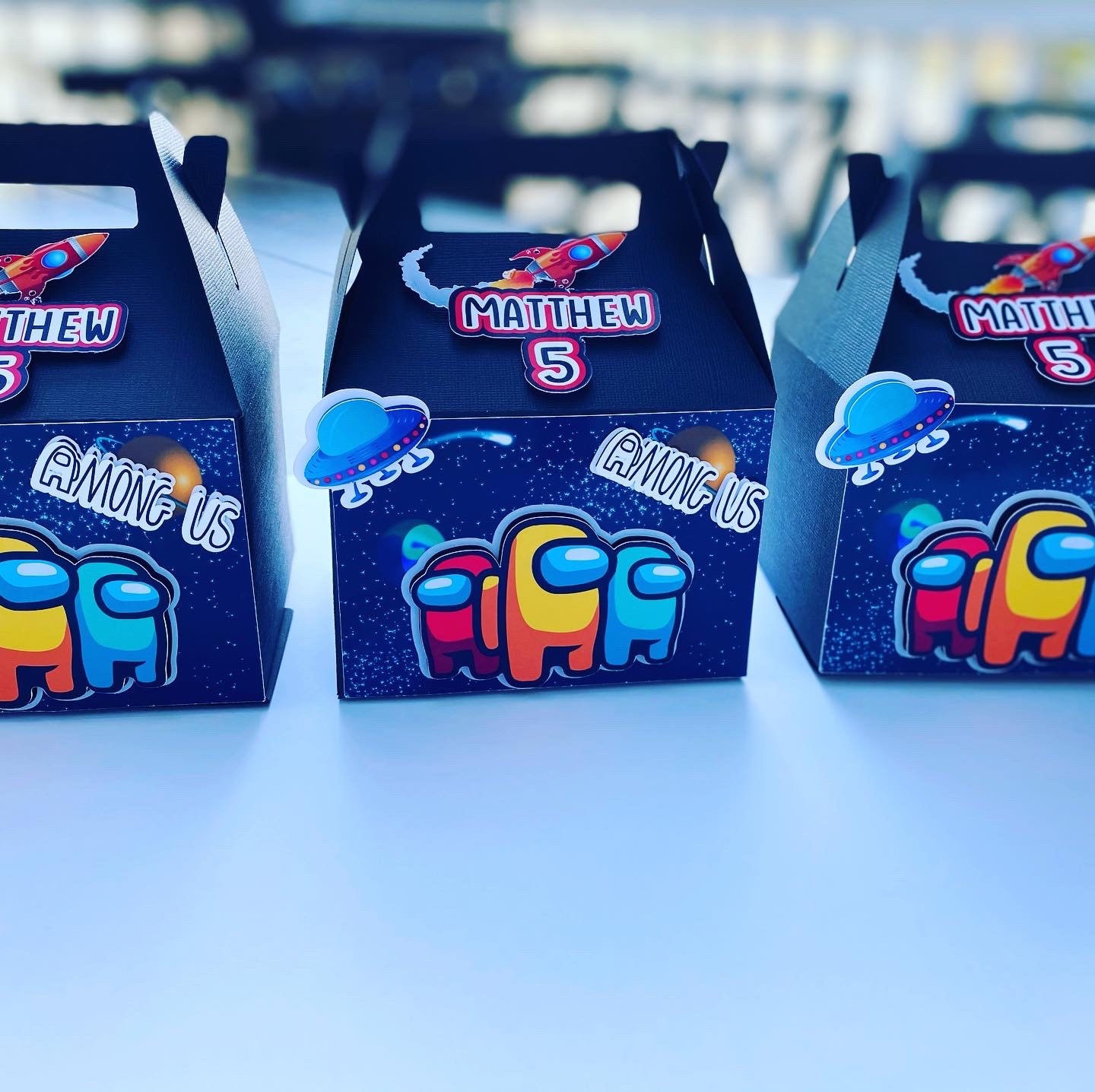 Among Us Treat Box /among Us Box/ Among Us Party Box /among Us - Etsy