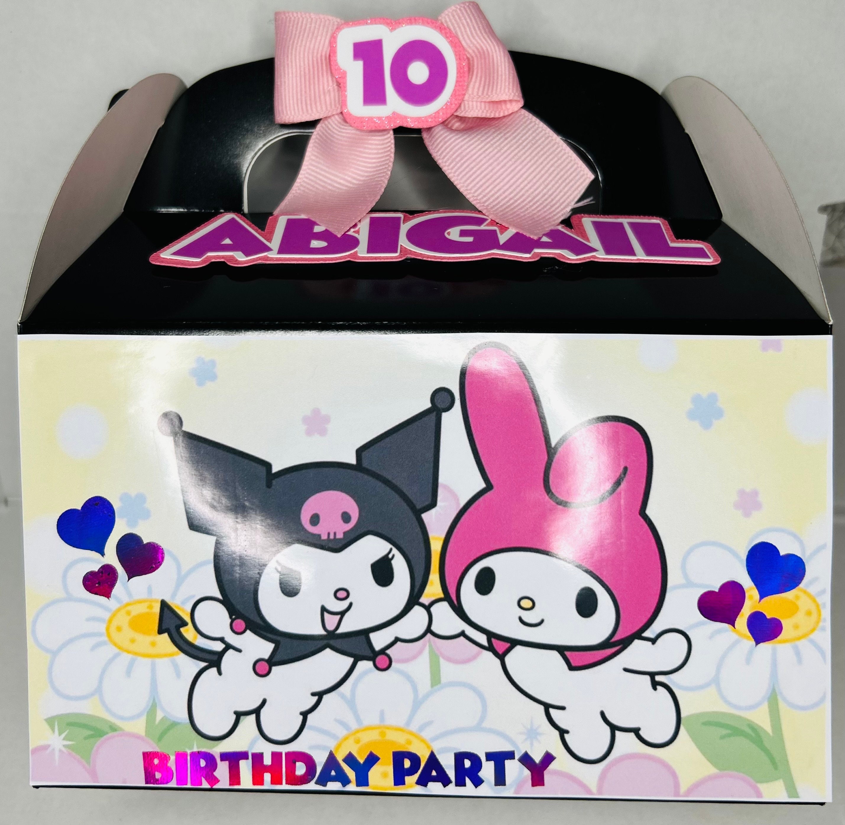My Melody Y Kuromi Party Favor Box / Custom Party Box / My Melody Y ...