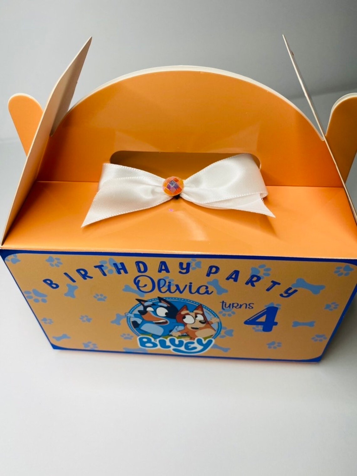 Bluey & Bingo Party Favor Box / Custom Party Box / Bluey Gable Box ...