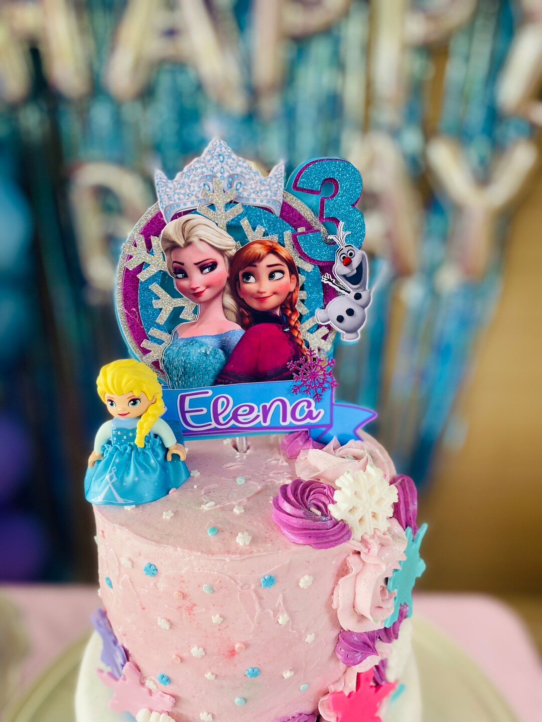 Frozen Cake Topper/ Elsa & Ana Cake Topper/ - Etsy