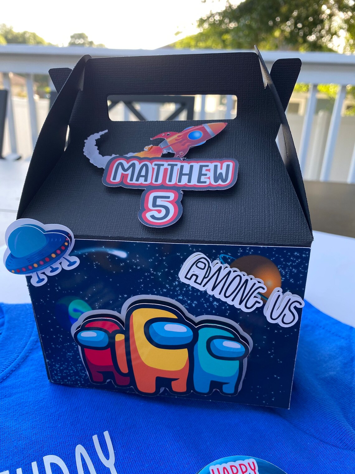 Among Us Treat Box /among Us Box/ Among Us Party Box /among Us - Etsy ...