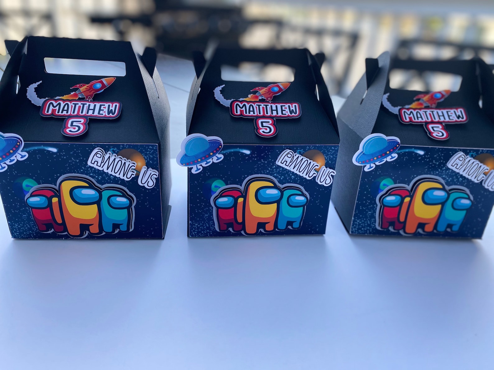 Among Us Treat Box /among Us Box/ Among Us Party Box /among Us - Etsy