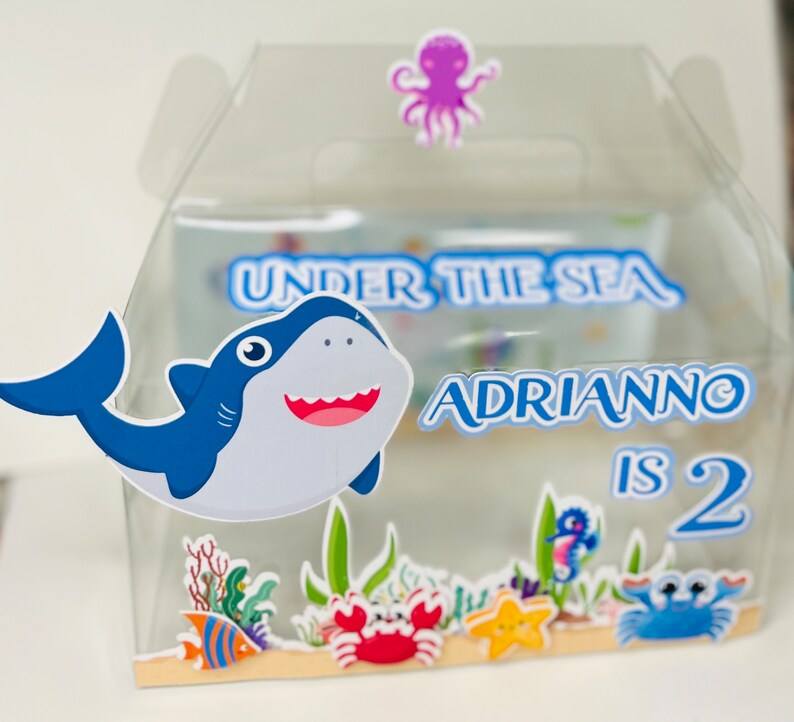 Under the Sea Party Box /sea Animals Box/ Under the Sea Party Box /sea ...