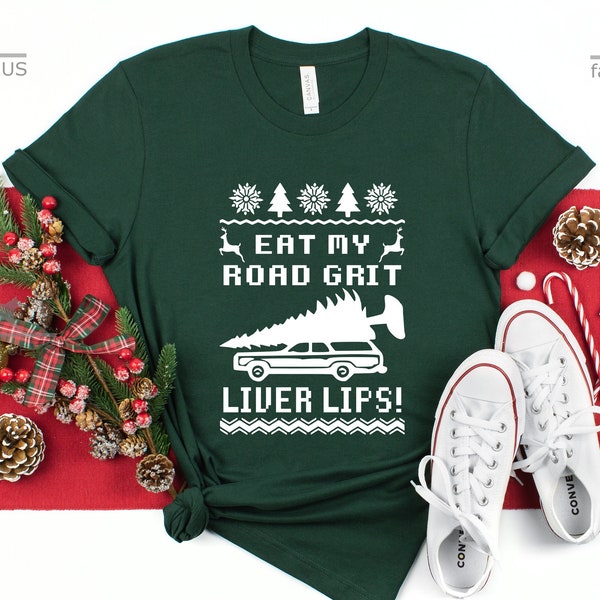 Christmas Vacation Svg Eat My Road Grit Liver Lips - Etsy