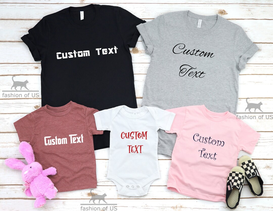 Custom Shirt | Custom Text | Personalized Shirt | Family Shirt ...