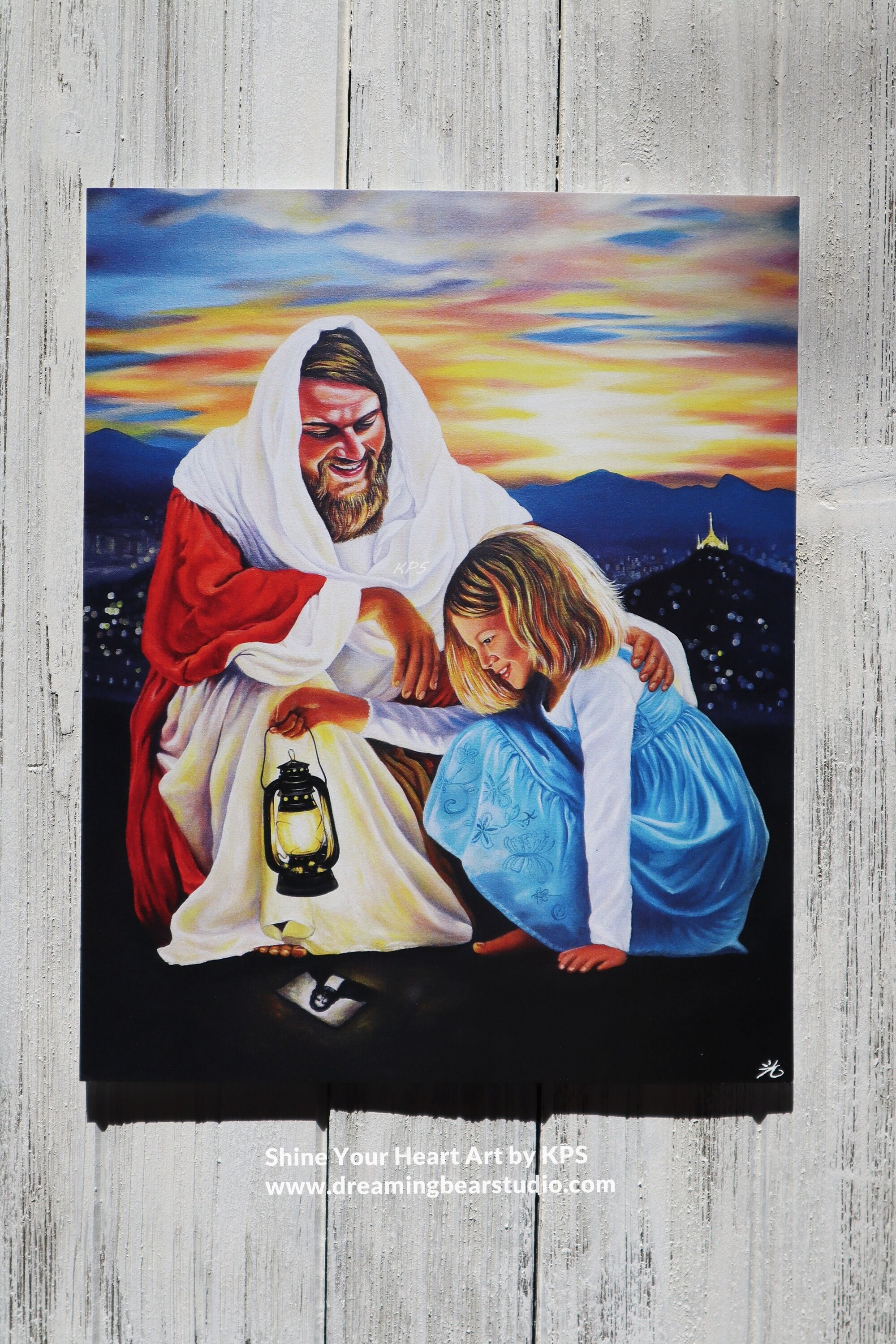 Jesús y una joven impresión de arte Vive Impresión de | Etsy