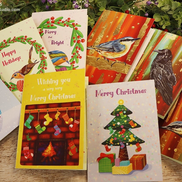 Multipack of Christmas Cards - Etsy