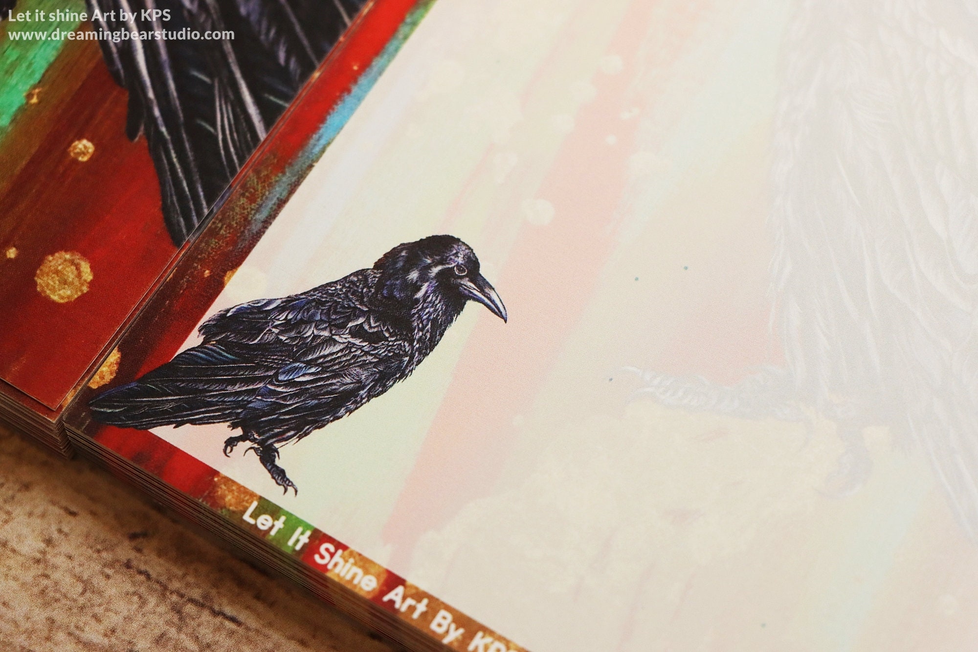 Raven Letter Writing Pad With a Cover Tear off A5 Notepad Raven ...