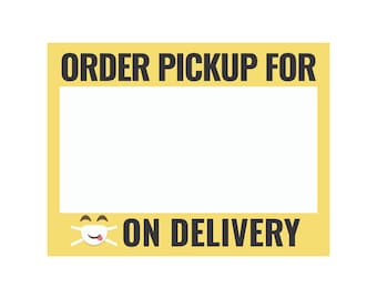Order Pick up Sign - Etsy