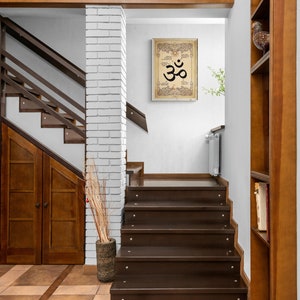 Aum Symbol Meaning, Yoga Sacred Geometry, Meditation Printable Vintage ...