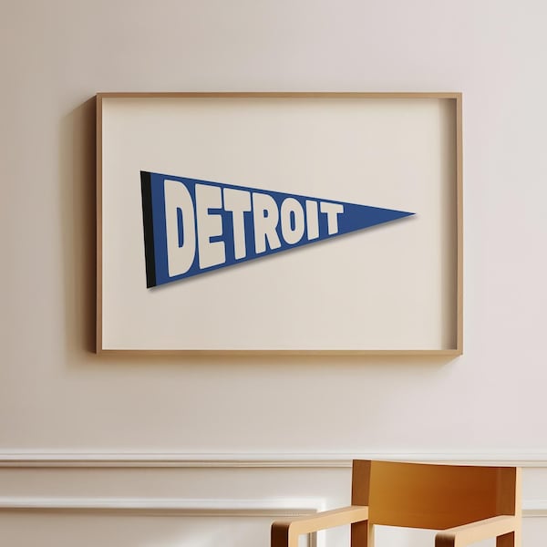 Michigan Felt Pennants - Etsy