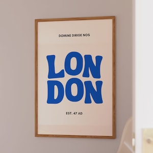 London Typography Art Print | Travel Poster (digital Download) - Etsy