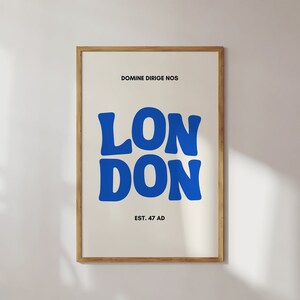 London Typography Art Print | Travel Poster (digital Download) - Etsy