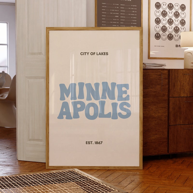 Minneapolis Poster - Etsy