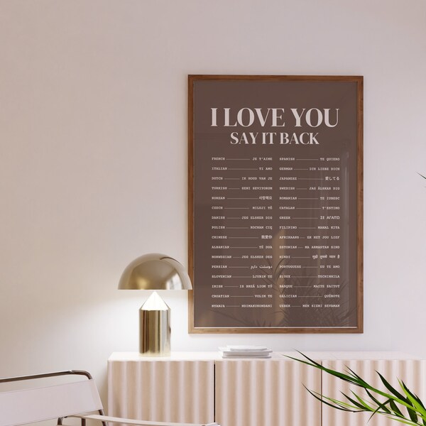 I Love You Wall Art - Etsy