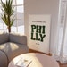 Philly Typography Art Print Philadelphia City of Brotherly Love Philly ...