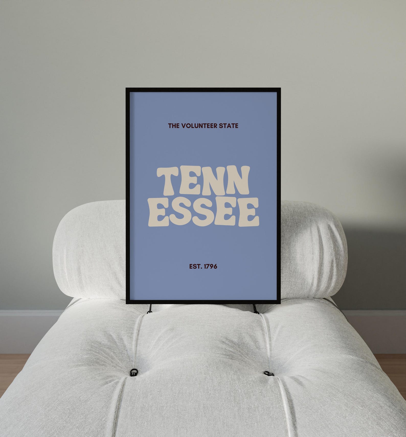 Tennessee Art Poster | the Volunteer State Art Print | Nashville City ...