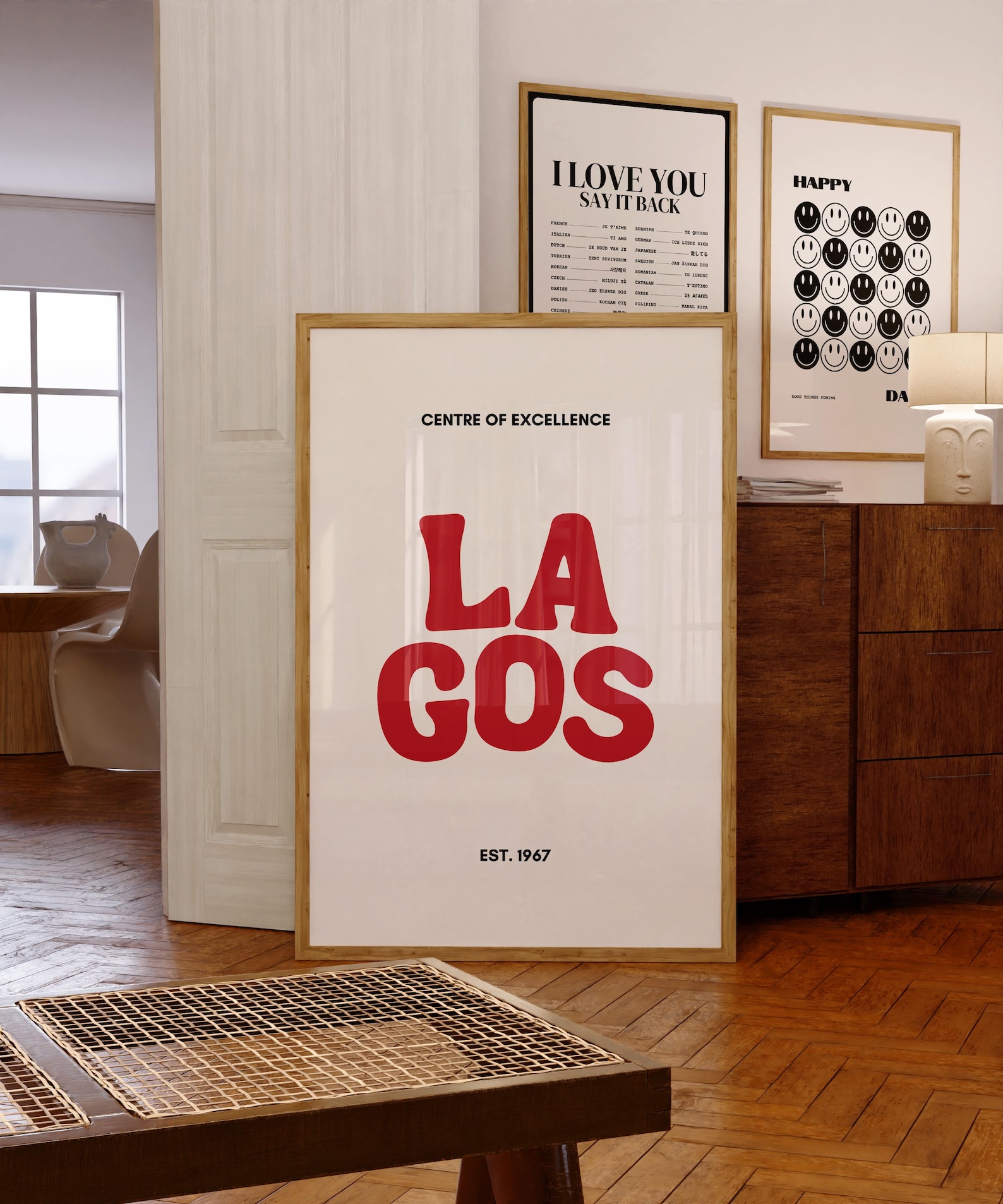 Lagos Typography Art Print | Nigeria Printable Poster Wall Art ...
