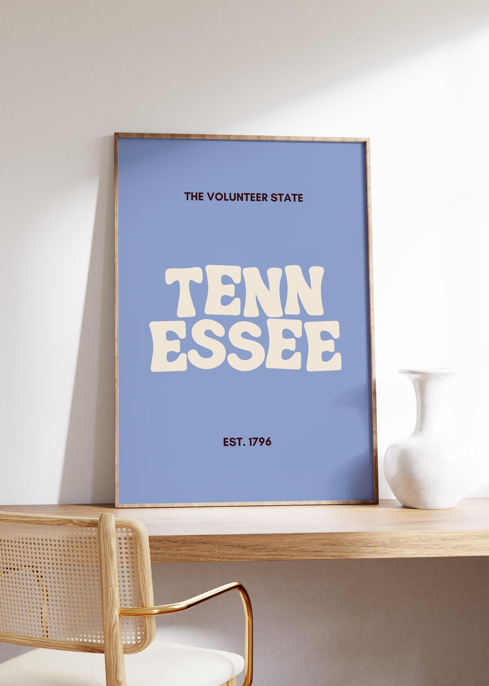 Tennessee Art Print | the Volunteer State Poster (digital Download) - Etsy