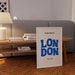 London Typography Art Print | Travel Poster (digital Download) - Etsy