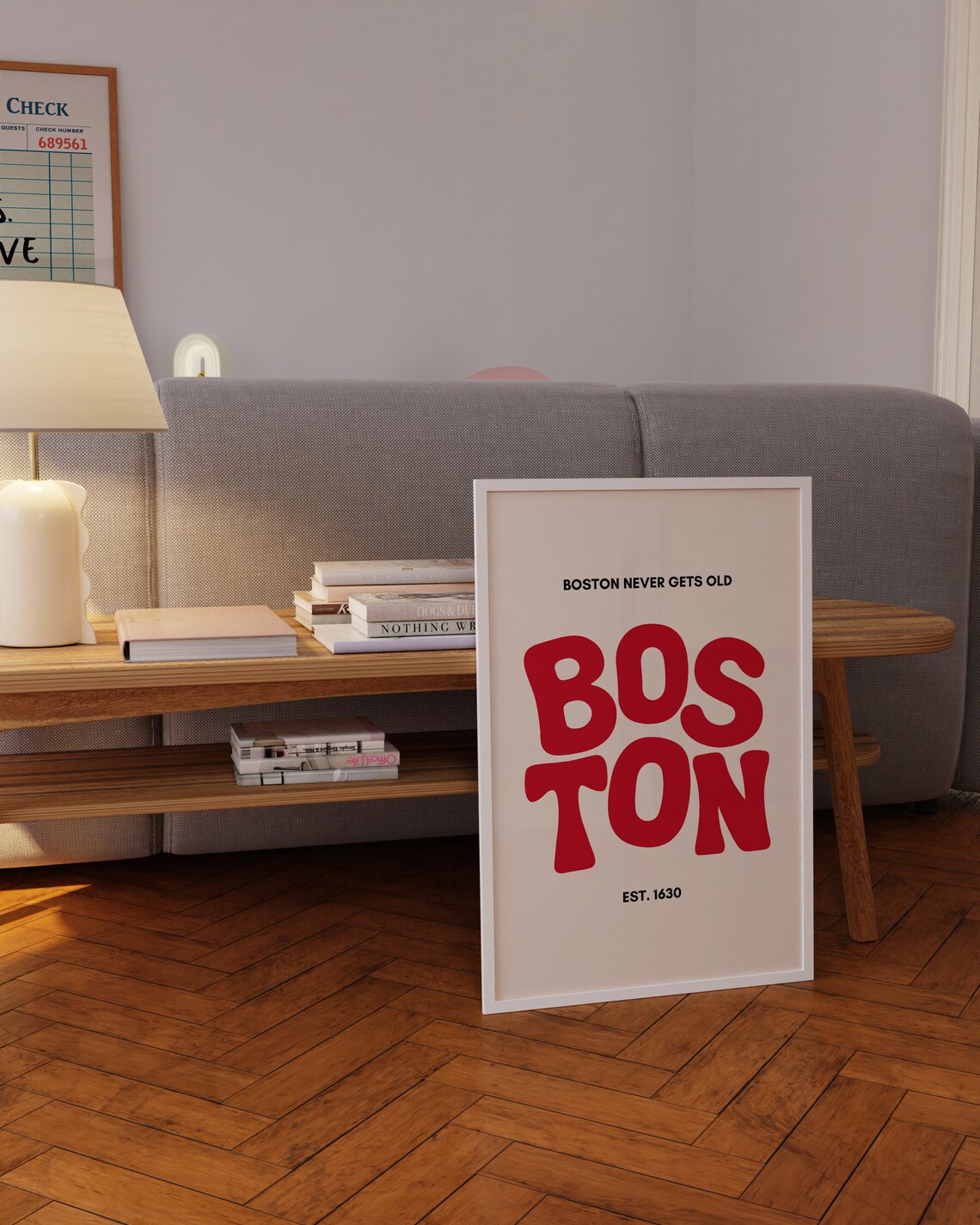 Boston Typography Art Print | Boston Never Gets Old | Massachusetts ...