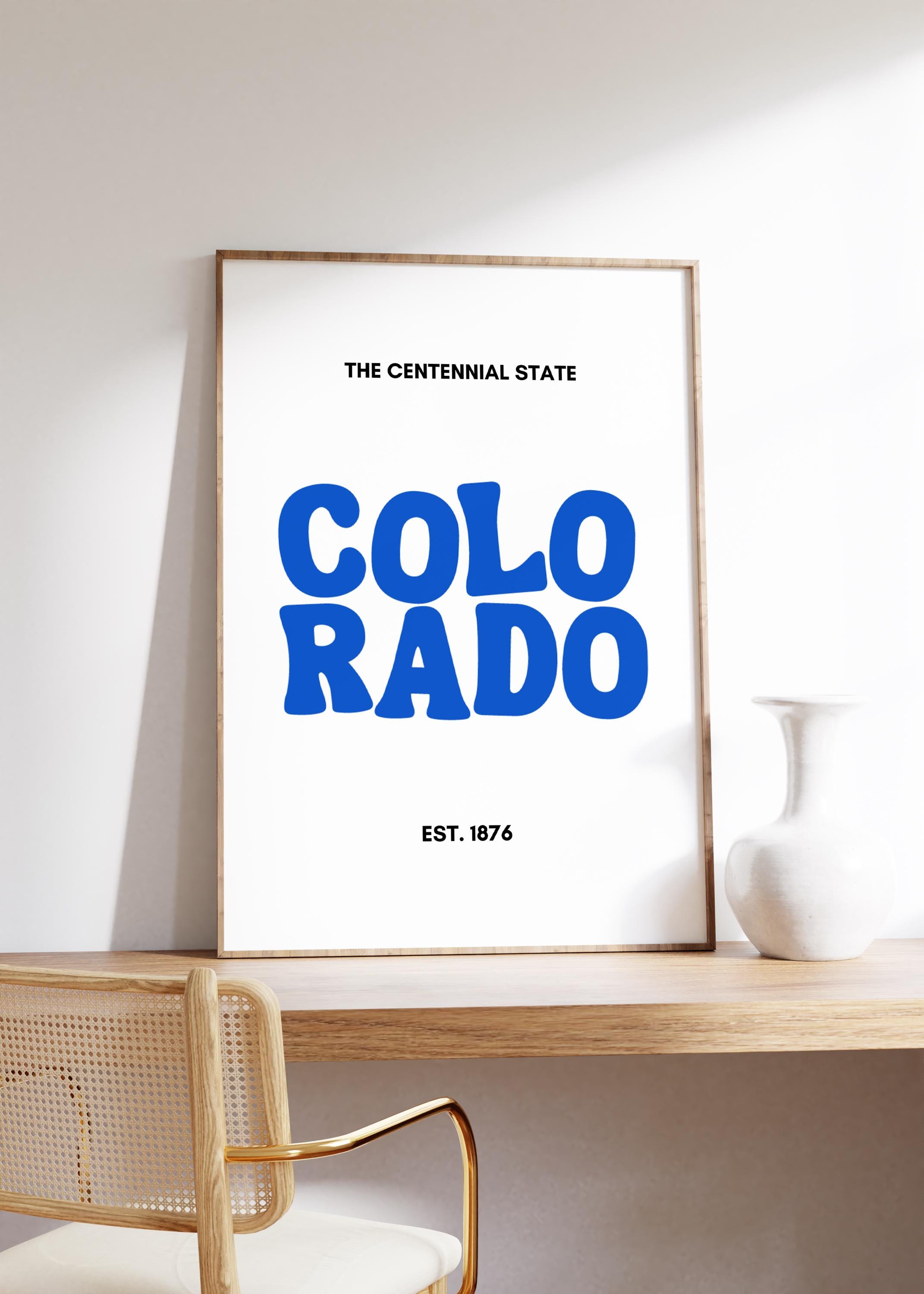 Colorado Art Print | the Centennial State Poster | Trendy City Art ...