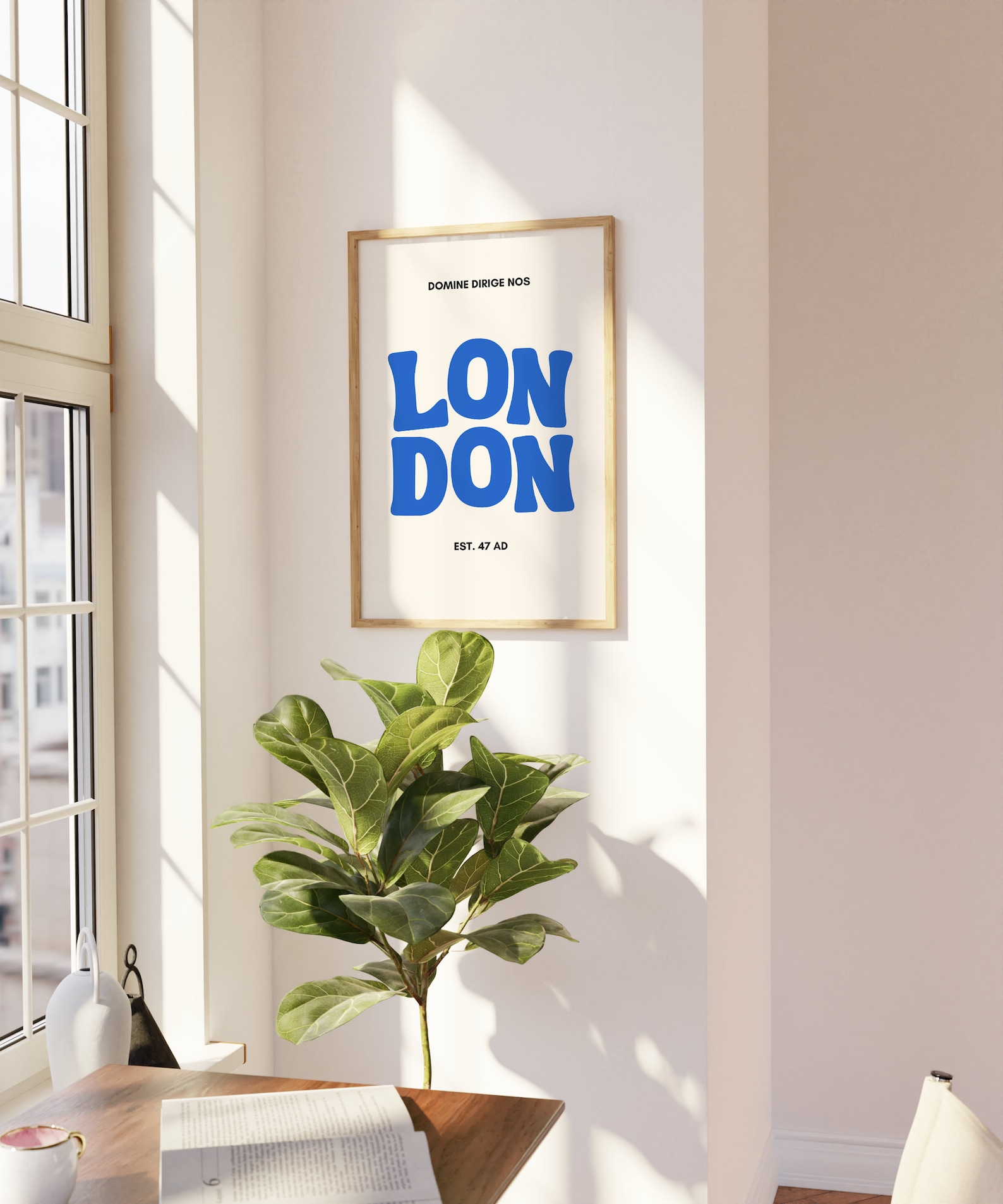 London Typography Art Print | Travel Poster (digital Download) - Etsy