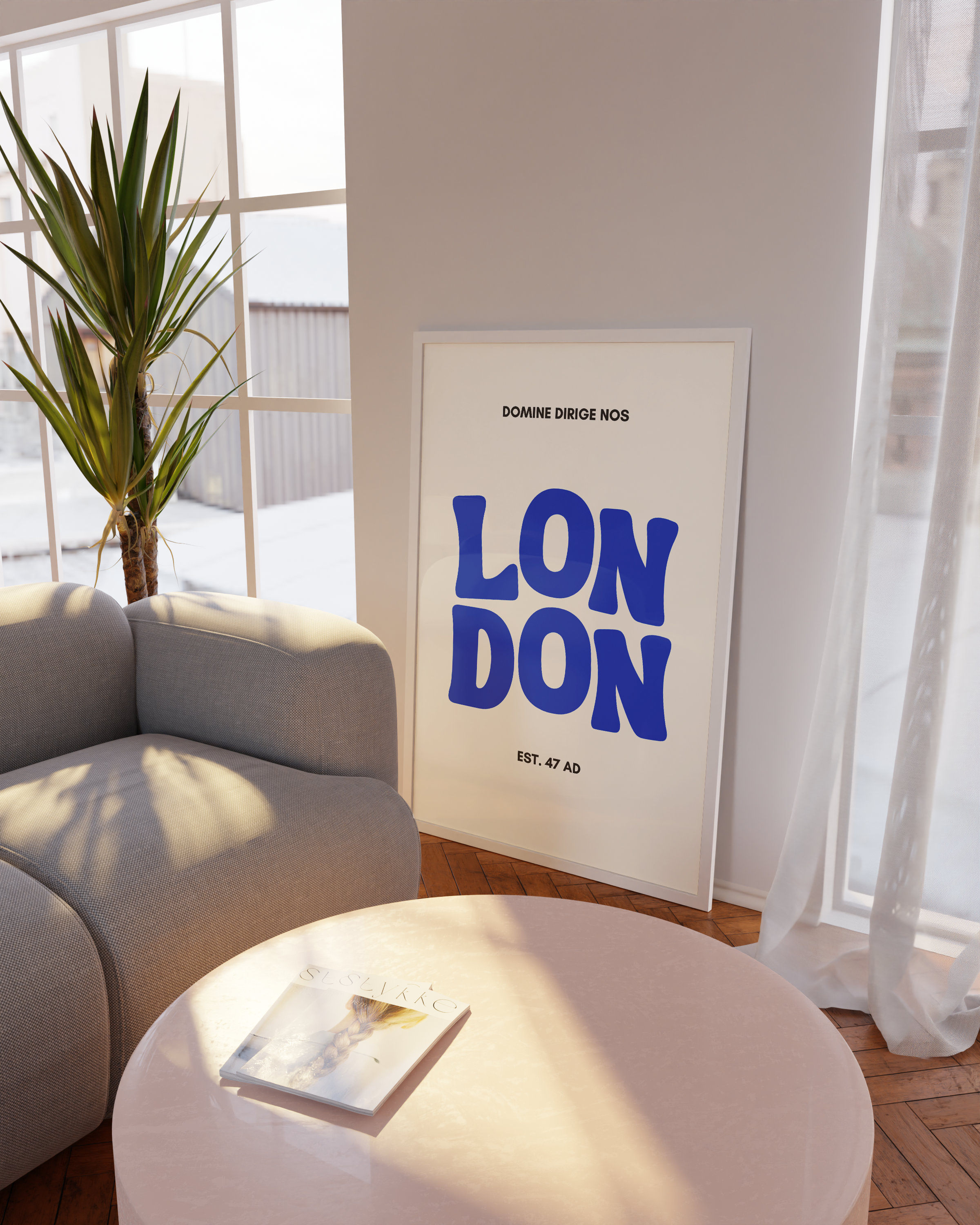 London Typography Art Print London Travel Printable Art Apartment Decor ...