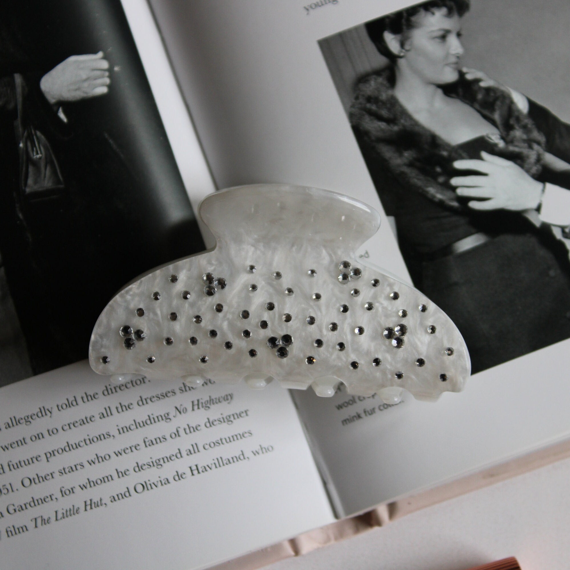 Rhinestone Claw Clip - Etsy