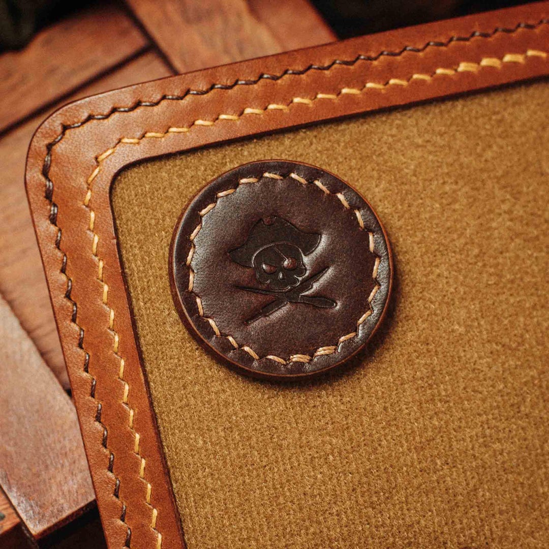 Leather Moral Patch - Pirate Goods Round Patch - Etsy