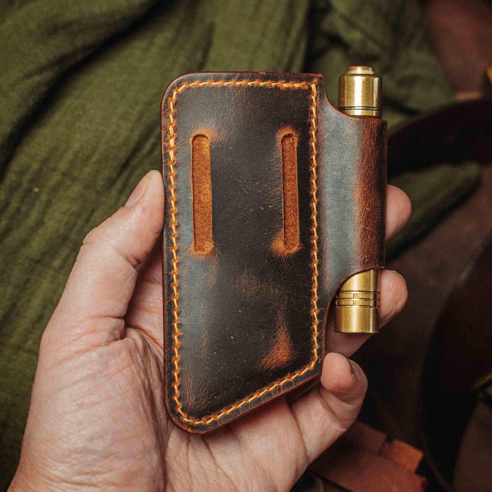 Leather Belt Knife Sheath - Sailor V4 Belt Holder Case With Loop ...