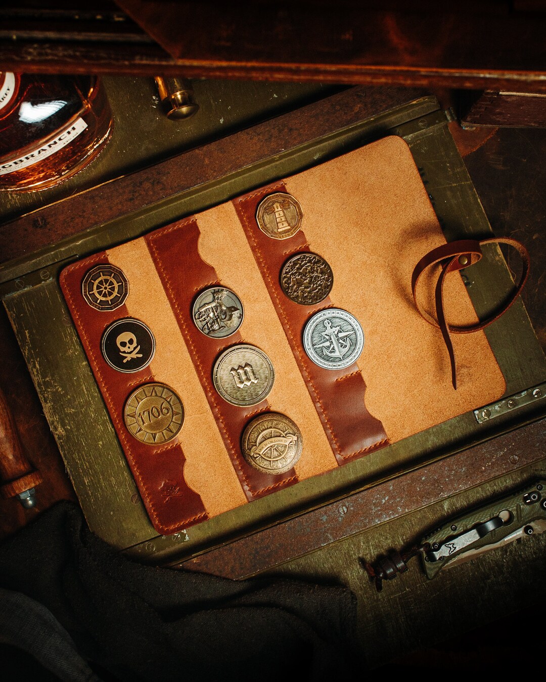 The Peso Pouch Challenge Coin Leather Pouch - Etsy