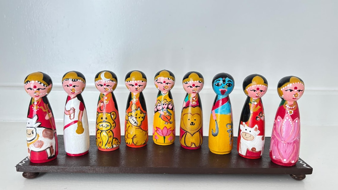 Nava Durga (nine Forms/avatars of Mother Durga) - Etsy