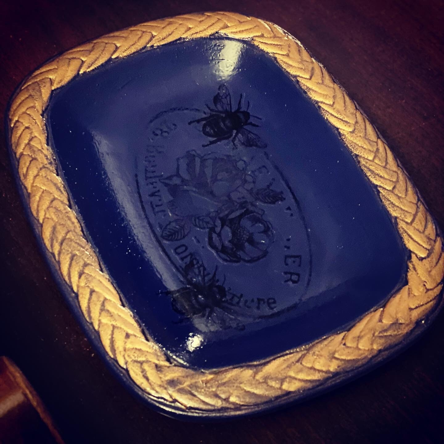 French Parisian Vintage Tray Handpainted Custom Design - Etsy