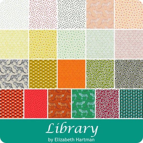 Elizabeth Hartman Library Fabric - Etsy