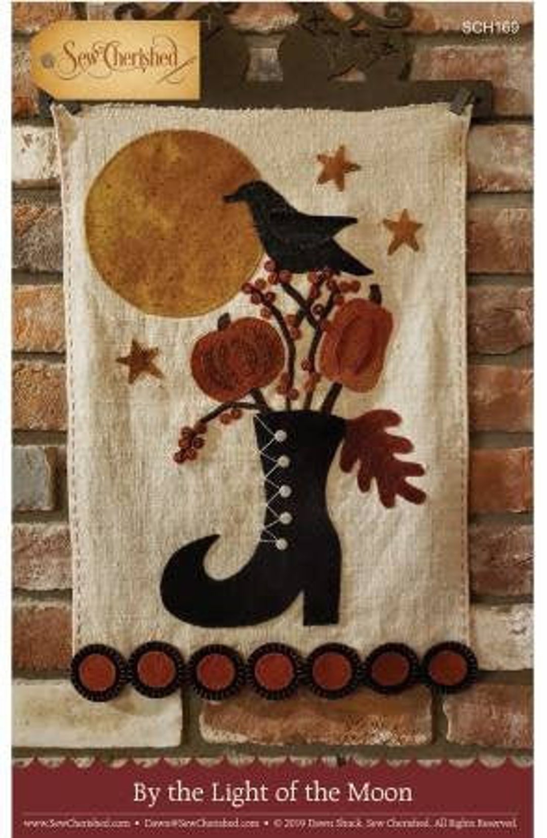 Wool Applique by the Light of the Moon Kit or Pattern Only by Dawn ...