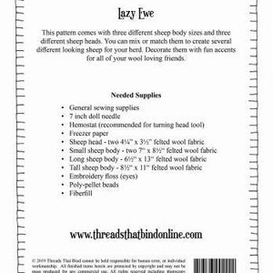 Wool Applique Lazy Ewe Pattern farm, Barn, Flowers, House by Shawn ...