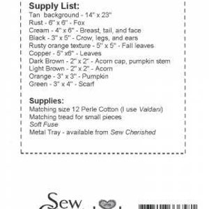 Wool Applique the Fall Guy Kit or Pattern Only by Dawn Shuck for Sew ...