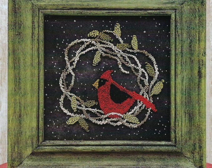 Embroidery Punchneedle Pattern, Threads That Bind "winter Nest" Pattern ...
