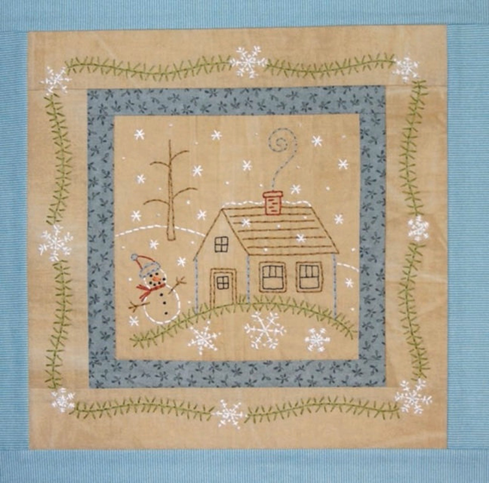 Little Stitches Block of the Month Hand Embroidery stitchery Set of 12 ...