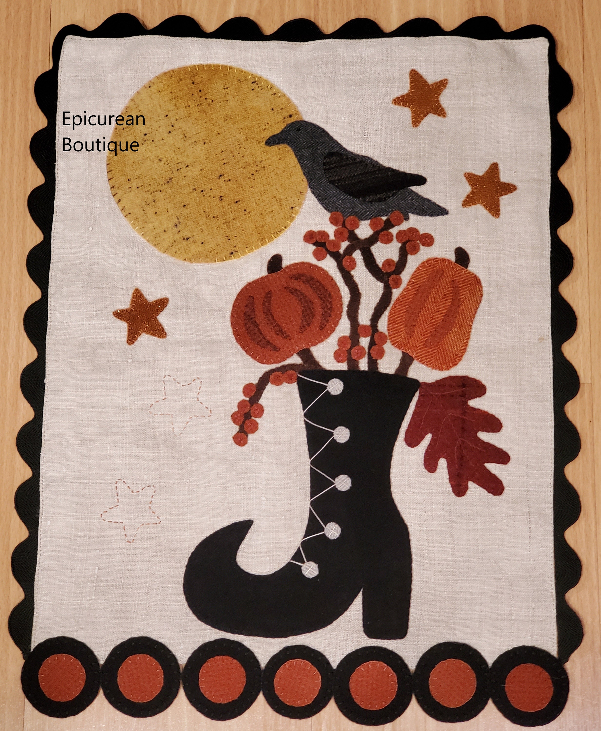 Wool Applique by the Light of the Moon Kit or Pattern Only by - Etsy