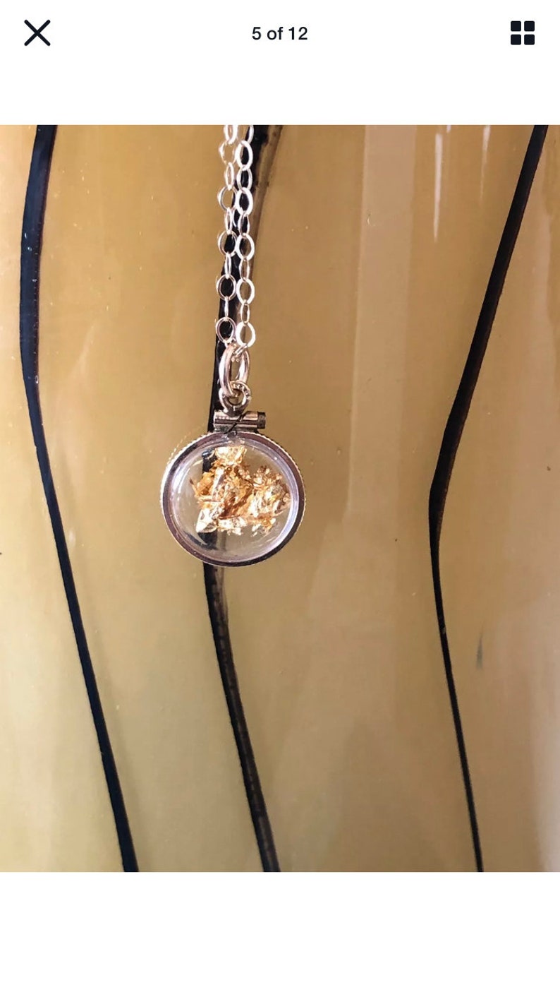 Vintage 12k Gold Filled Locket With 23k Gold Inside Hand Made | Etsy