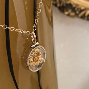 Vintage 12k Gold Filled Locket With 23k Gold Inside Hand Made Necklace ...