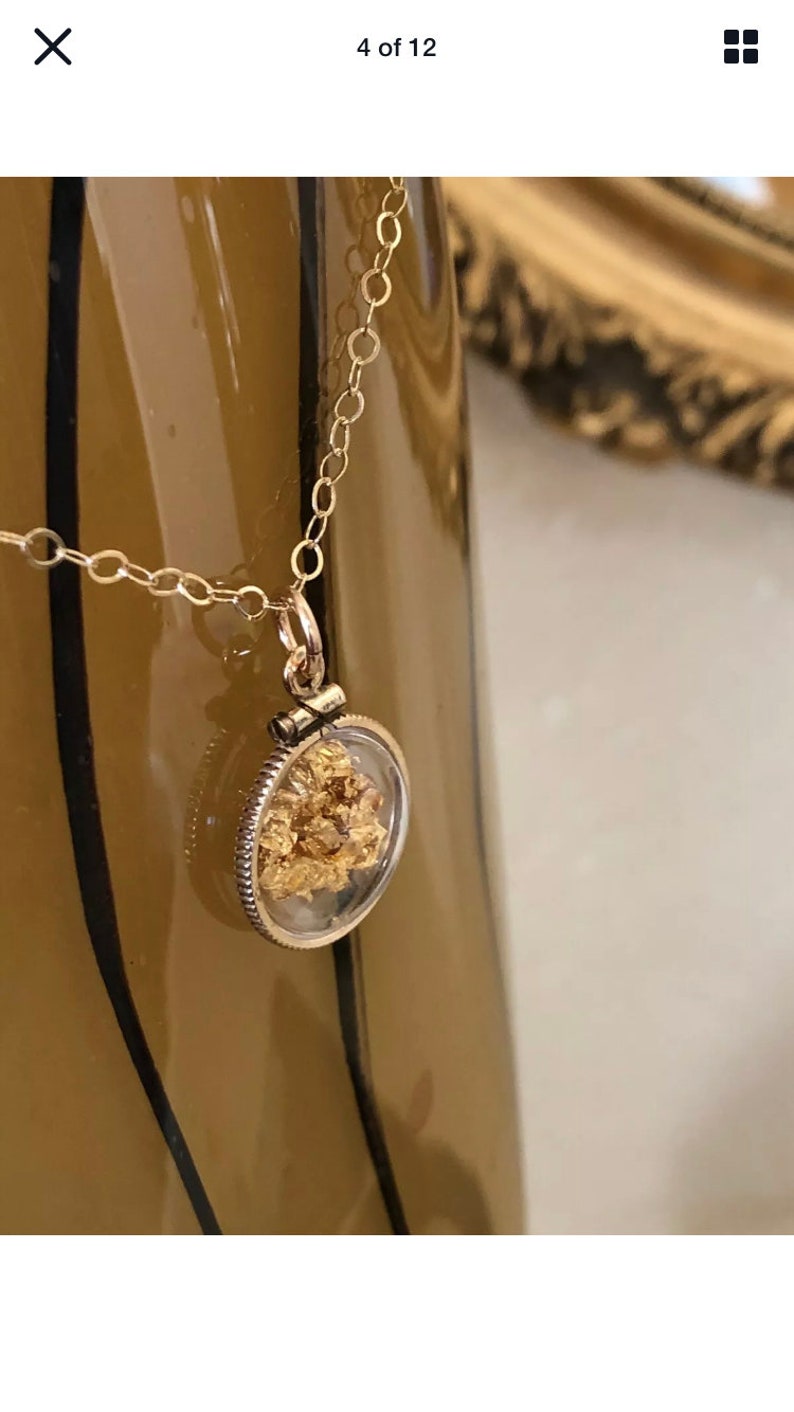 Vintage 12k Gold Filled Locket With 23k Gold Inside Hand Made | Etsy